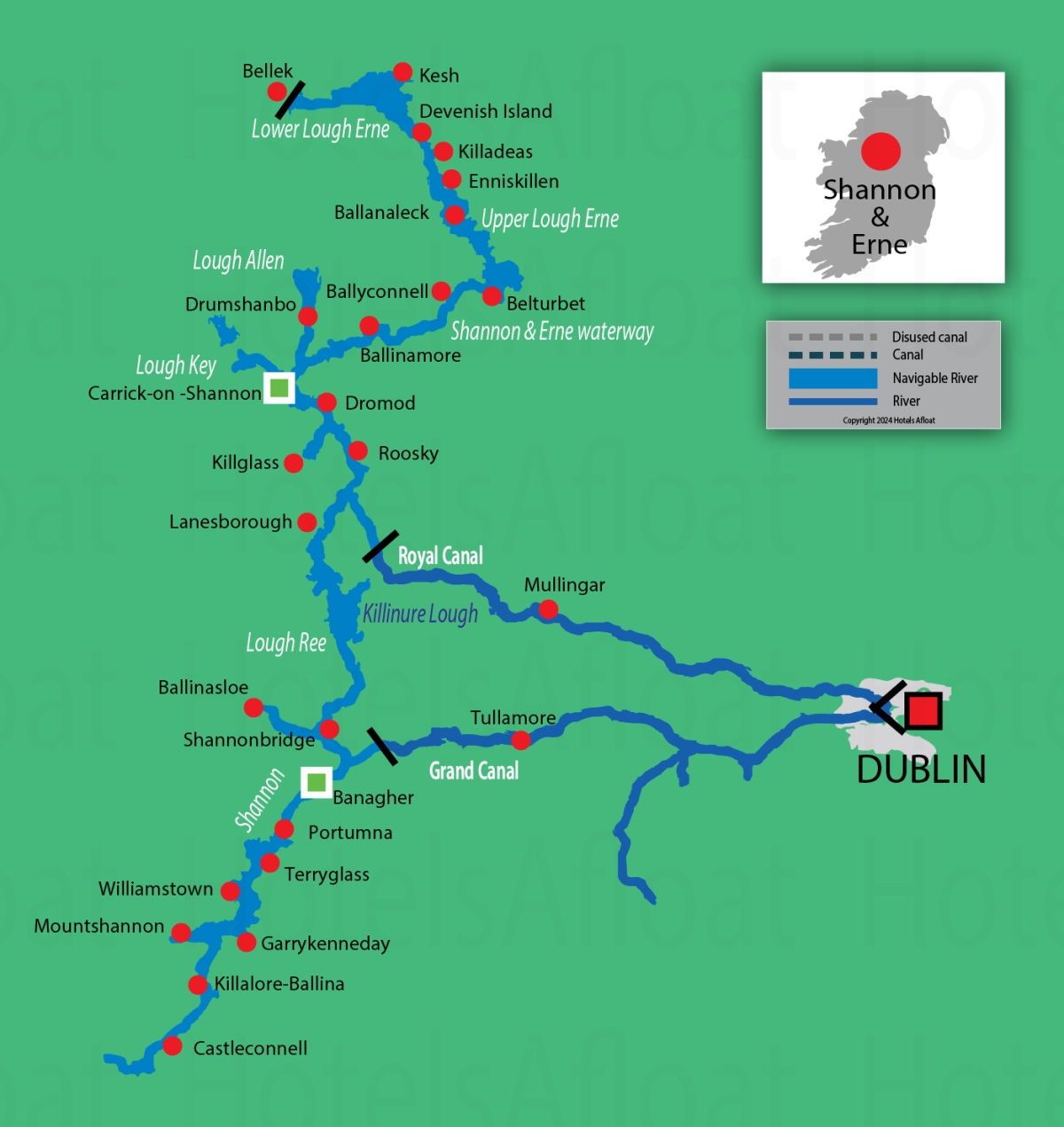 Self-drive boat rentals in Ireland with Locaboat