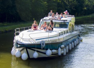 Self-drive boat rentals and barge charter cruises on canals, rivers ...