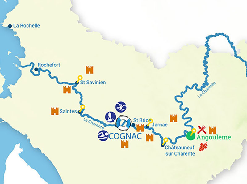 Les parcours Les Canalous FPP pour Charente